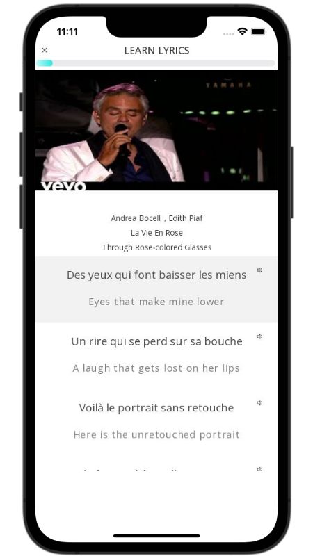 Andrea Bocelli La Vie En Rose Lyrics English Translation