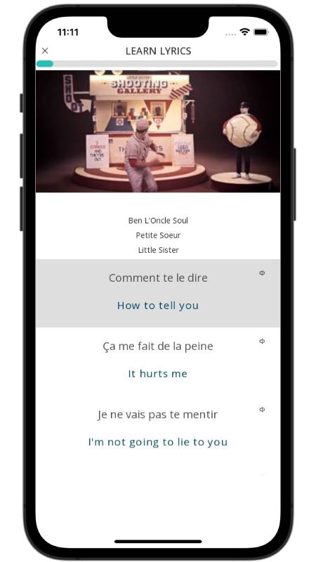 Ben L'Oncle Soul Petite Soeur Lyrics English Translation