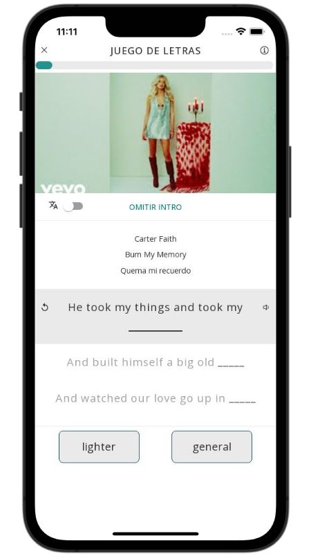 Carter Faith Burn My Memory Lyrics Spanish Translation