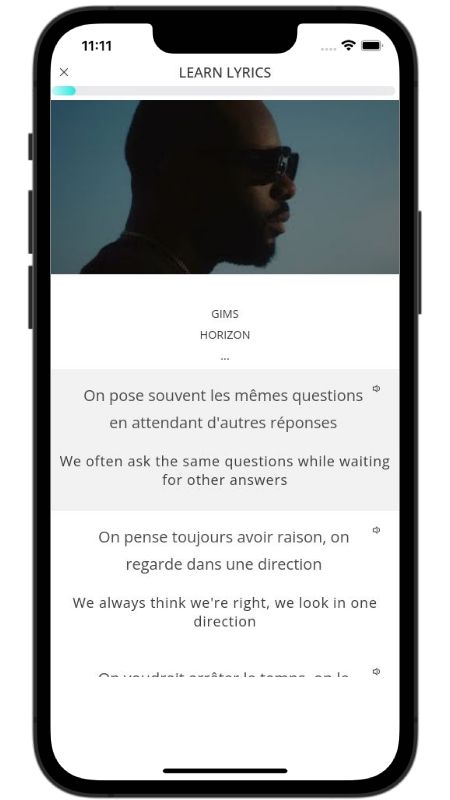 GIMS HORIZON Lyrics English Translation