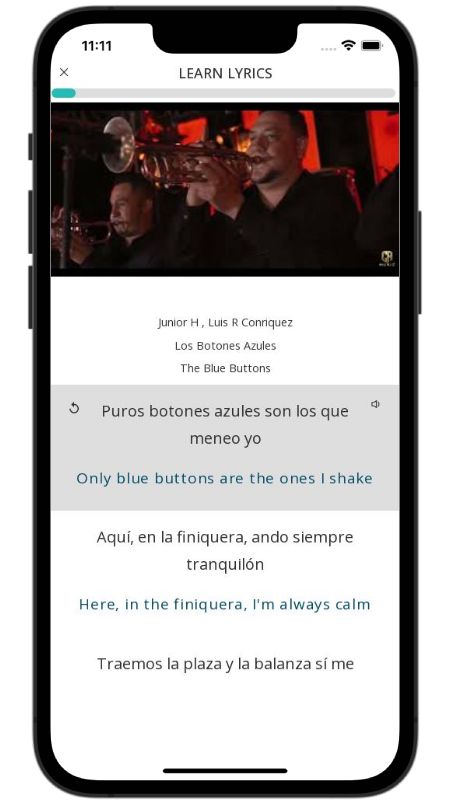 Junior H Los Botones Azules Lyrics English Translation
