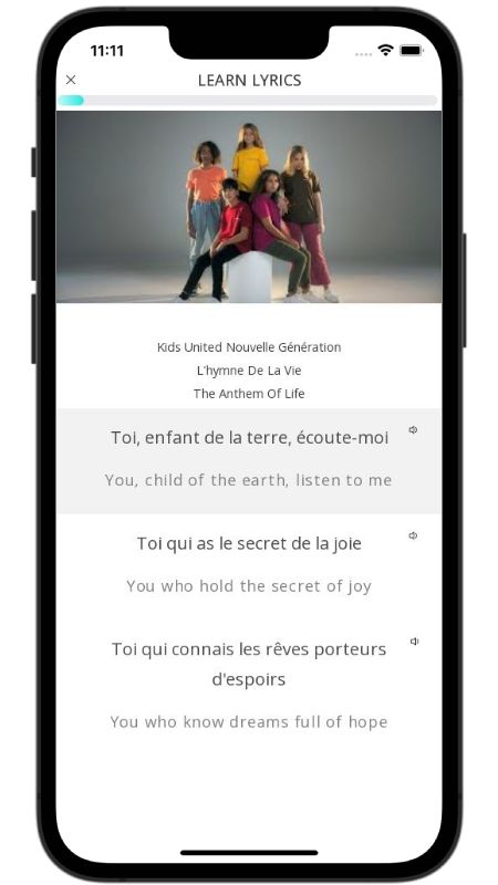 Kids United Nouvelle Génération L'hymne De La Vie Lyrics English Translation