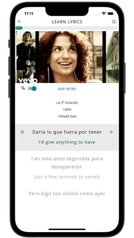 La 5ª Estación Daría Lyrics English Translation
