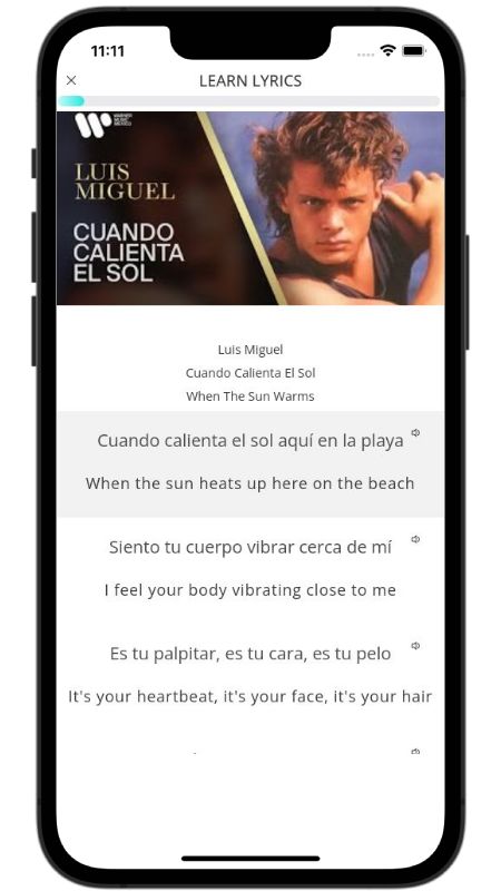 Luis Miguel Cuando Calienta El Sol Lyrics English Translation