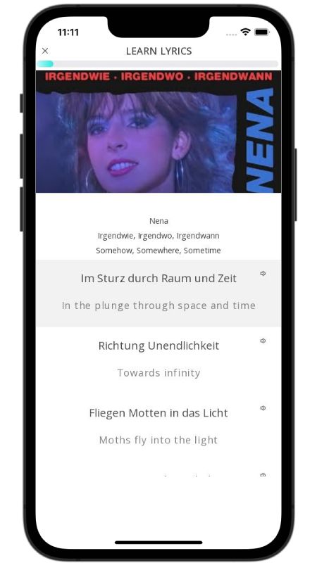 Nena Irgendwie, Irgendwo, Irgendwann Lyrics English Translation