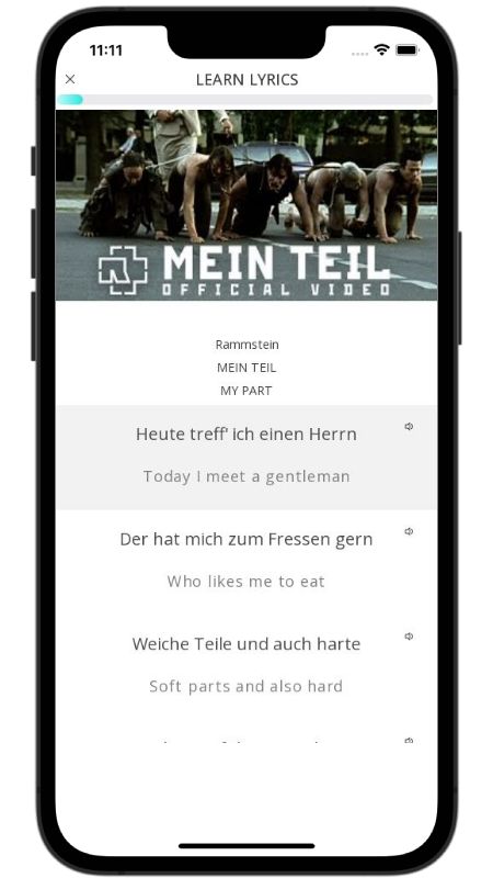 Rammstein MEIN TEIL Lyrics English Translation