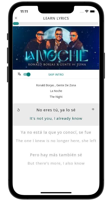 Ronald Borjas La Noche Lyrics English Translation