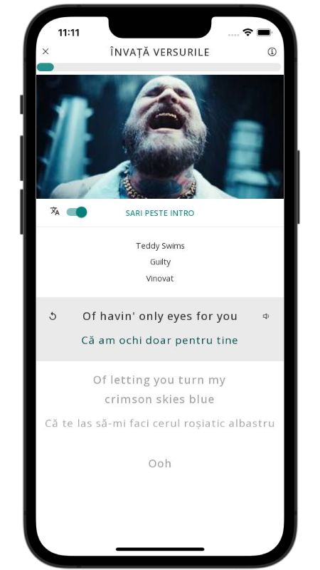 Teddy Swims Guilty Lyrics Romanian Translation